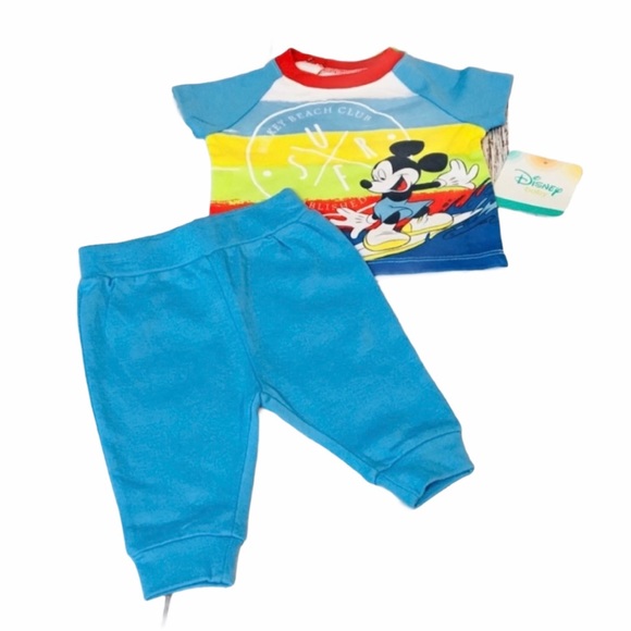 Disney | Matching Sets | Nwt Disney Mickey Mouse Two Pieces Outfit ...